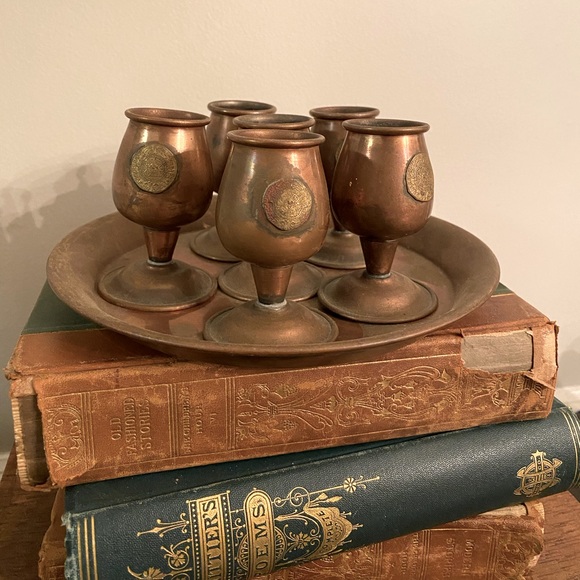 Dining | Vintage Copper Goblet Set | Poshmark